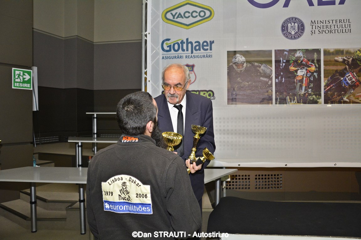 Victor POP, premiat la Gala Campionilor Federaţiei Române de Motociclism